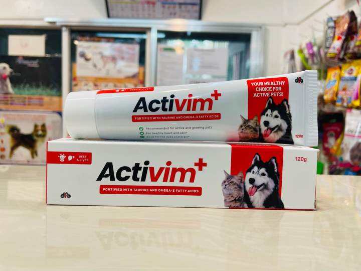 Activim Multivitamins With Taurine AND Omega-3 Fatty Acids 120grams ...