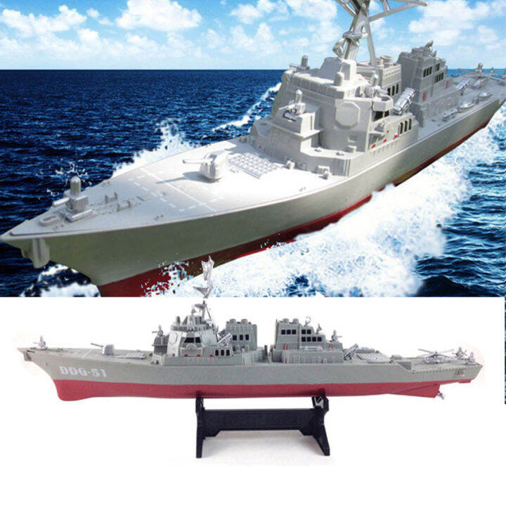 Battleship Model Toy DDG-51 Navy Guided Missile Destroyer Ship Model ...