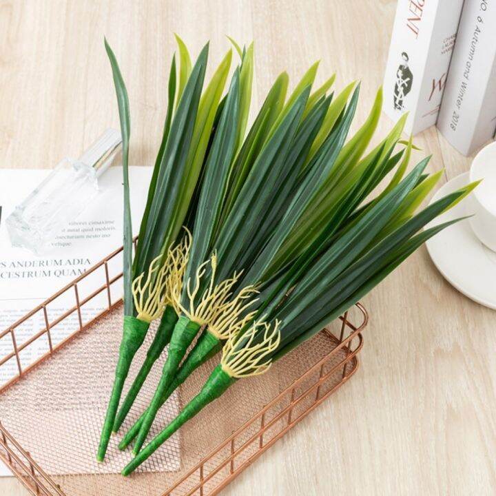 Artificial Latex Orchid Leaf / Daun Orkid Panjang / Daun Pandan Orkid ...