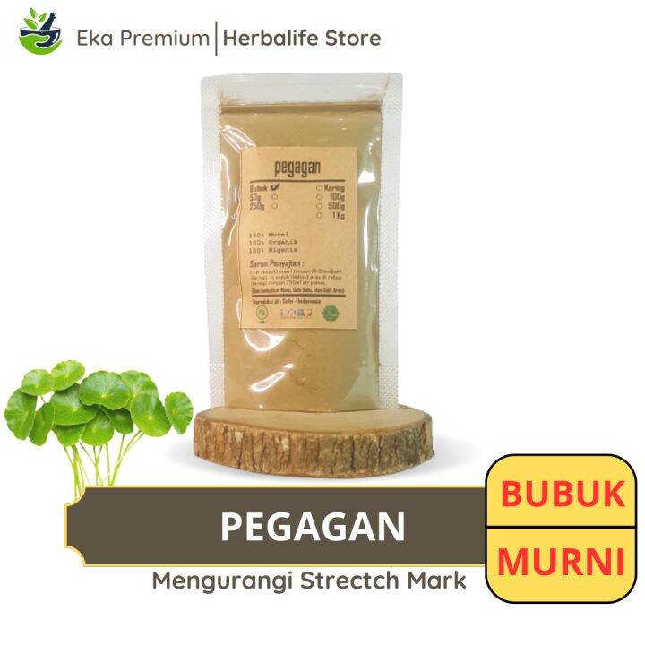 PEGAGAN BUBUK Daun Antanan Kering Ramuan Rempah Herbal Asli Jamu ...