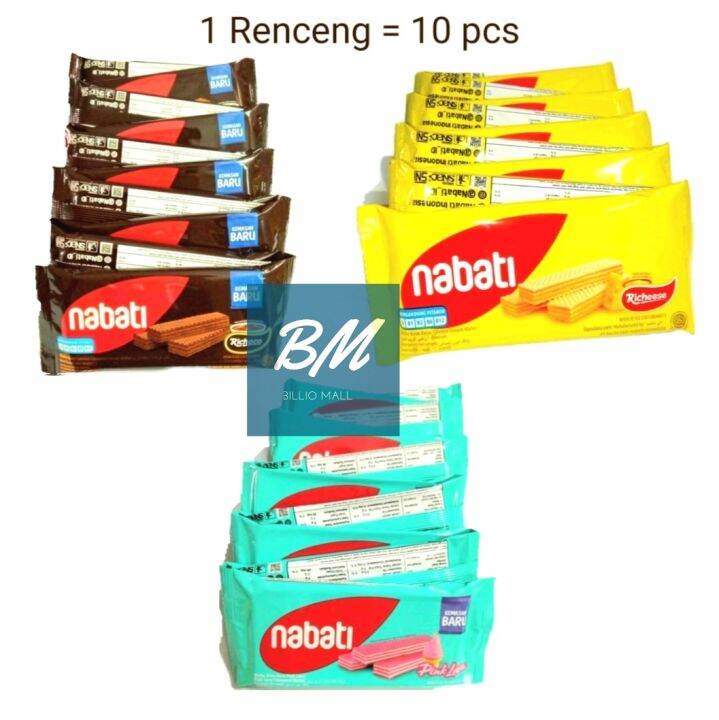 Nabati Wafer Mini 1 Renceng isi 10 Pcs | Lazada Indonesia