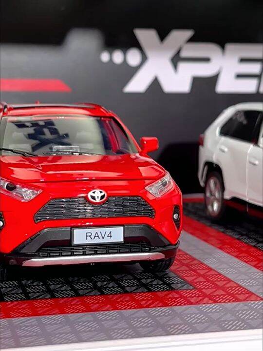 TWH Miniatur Diecast Toyota RAV4 SUV Car Vehicle Model Hobi & Koleksi ...