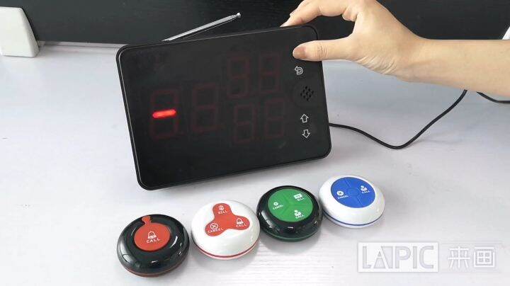 Restaurant Table Buzzer pager Waiter Service Calling Queue Wireless ...