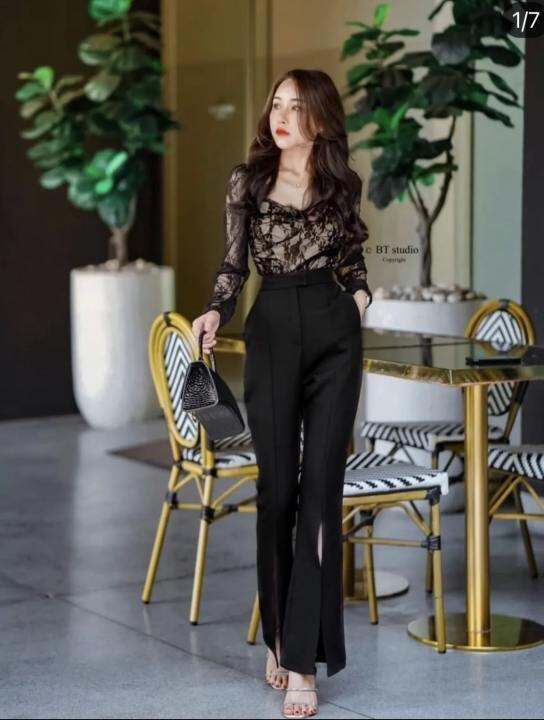 Sexy Black Lace Set [Bt] | Lazada.co.th