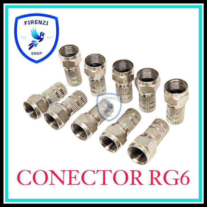 Conector RG6 DRAT Konektor Drat 5C (10pcs) | Lazada Indonesia