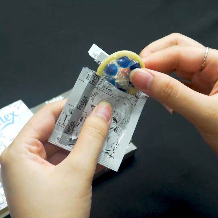 Bao cao su Feelex Bigdot gân gai 3 bi nhiều gel bôi trơn - Hộp 1 chiếc ...