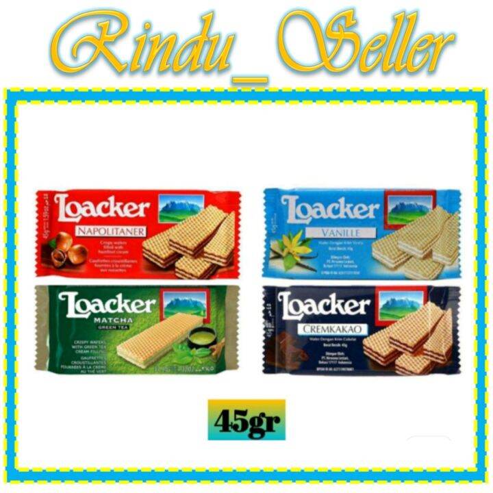 Wafer Loacker (45gr) Varian rasa | Lazada Indonesia