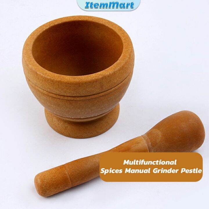 ItemMart Multifunctional Spices Manual Grinder PestleBowl Household ...