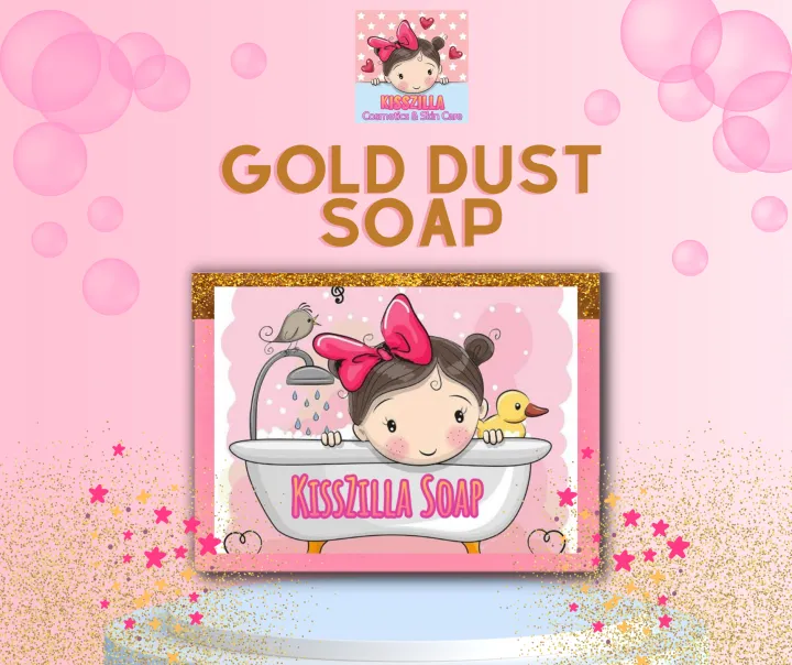 KissZilla Gold Dust Soap 100g | Lazada PH