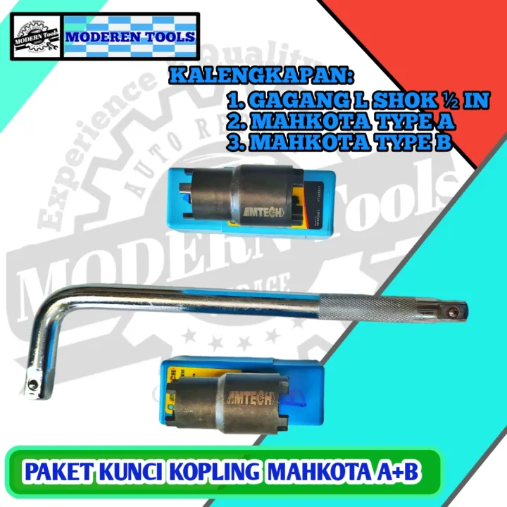 PAKET Kunci Mahkota A / Mahkota B / Double Socket CVT 39x41 GRIP ON ...
