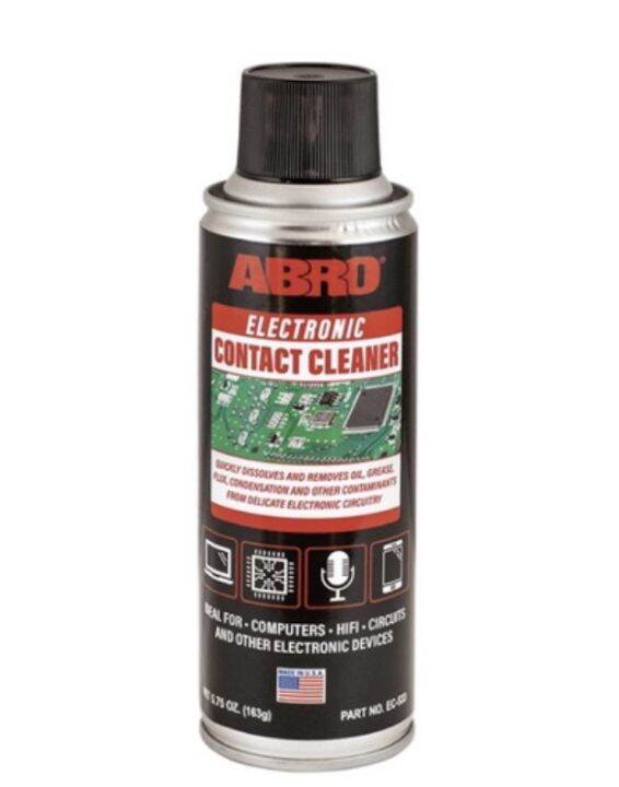 ABRO ELECTRONIC CONTACT CLEANER 163g (EC-533)- MADE IN USA | Lazada