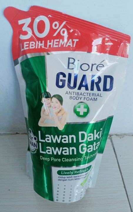 Sabun mandi cair biore guard 800 ml warna hijau | Lazada Indonesia