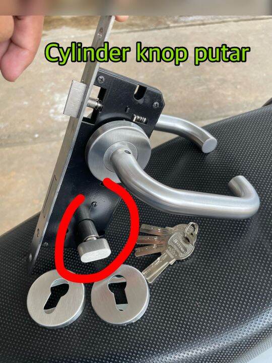 Kunci pintu knop kunci handle pintu pisah silinder knop putar kunci ...