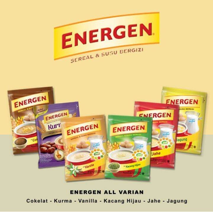 energen/energen renceng 34g/Fagen Snack/energen aneka rasa | Lazada ...