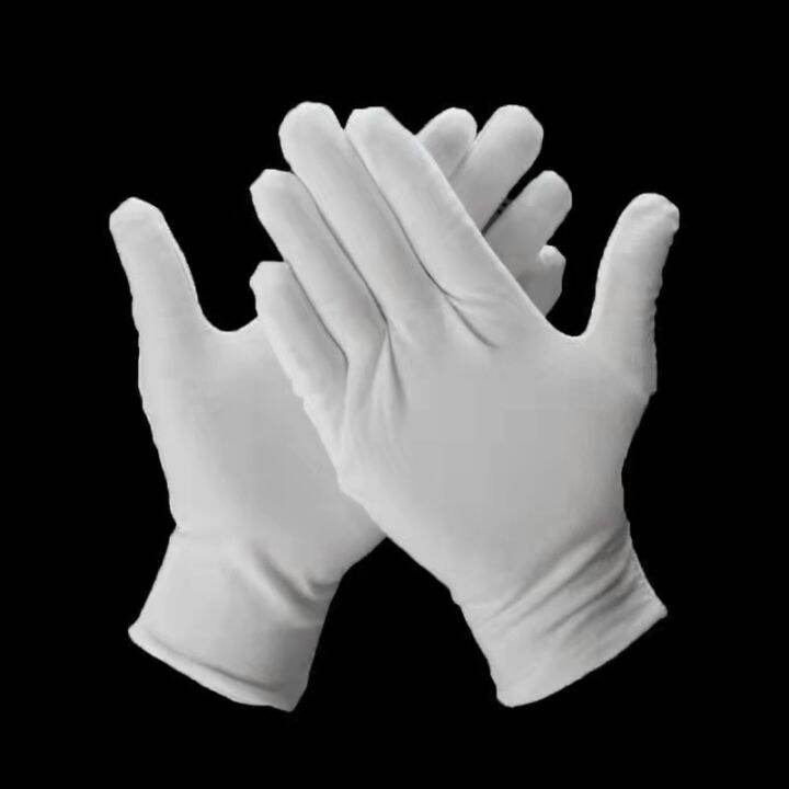 GLOVES PLAIN WHITE 12PAIRS(UNISEX) | Lazada PH