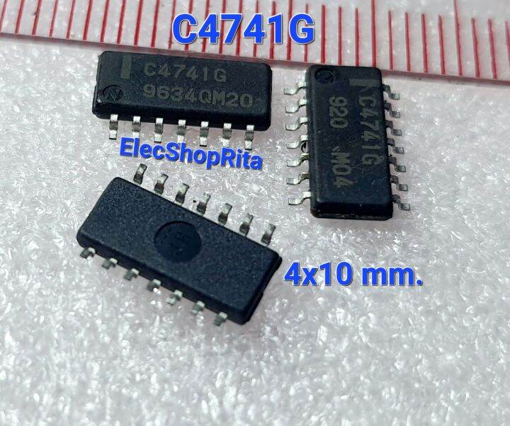 4741G ,C4741 ,UPC4741 ,SMD-14 PIN (4×10mm.) Semiconductor ภาพถ่ายสินค้า ...