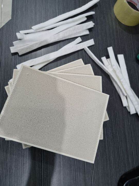 paket 4 keramik dan 4 set frame lis list gasolec gasolek igm pemanas ...