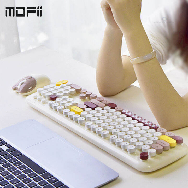 FANTASY E LIFE Mofii GEEZER Zero 2.4G Wireless Cute Keyboard and Mouse ...