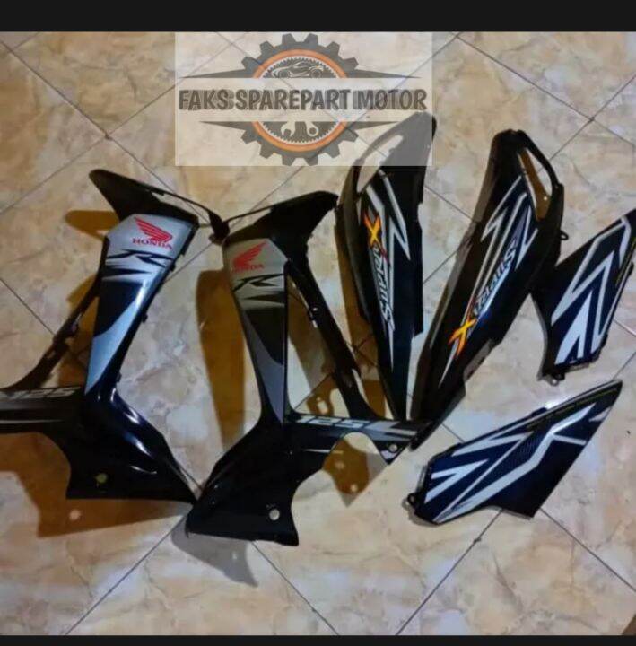 full cover body supra x 125 / boddy set supra x paketan boddy sayap ...
