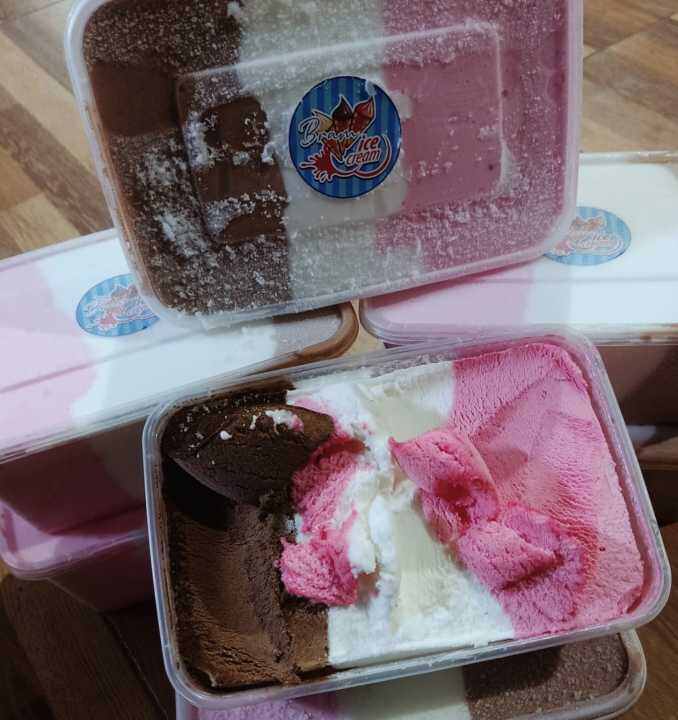 ice cream 3 rasa | Lazada Indonesia