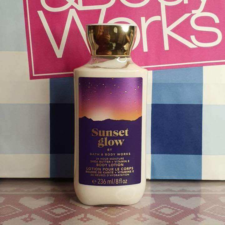 Bath and Body Works Sunset Glow Super Smooth Lotion 236ml. ของแท้ ...