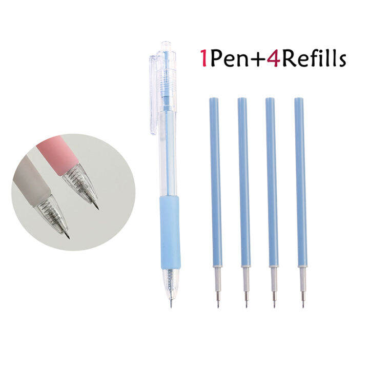 1pen + 4เติมความงามสูงสาวน่ารักหัวใจกระดาษสำหรับตัดเต็นท์มือรูปมีดปากกา ...