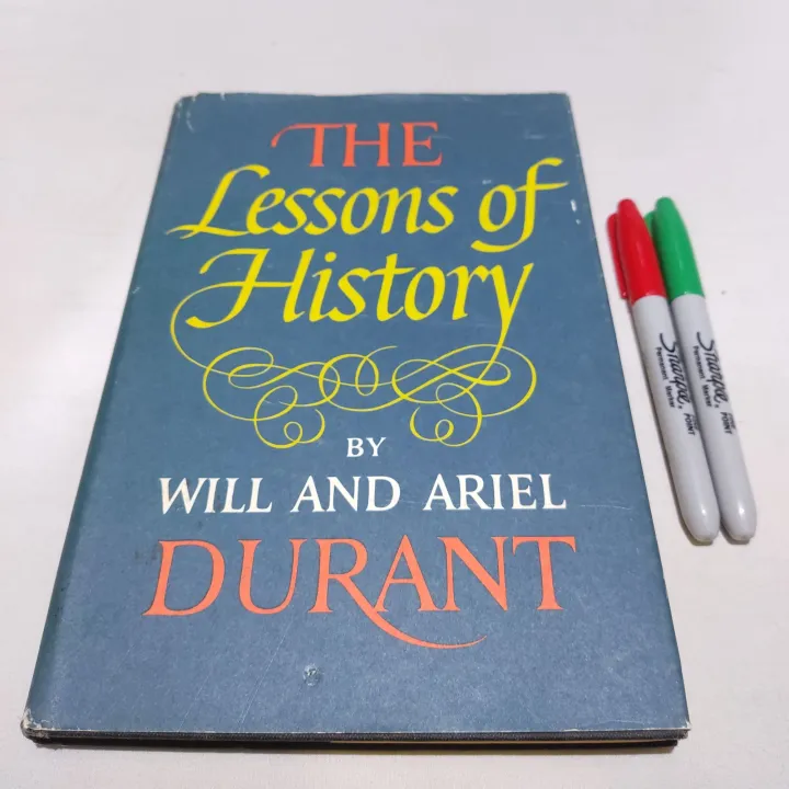 The Lessons of History by Wil And Ariel Durant Hardcover Rare | Lazada PH