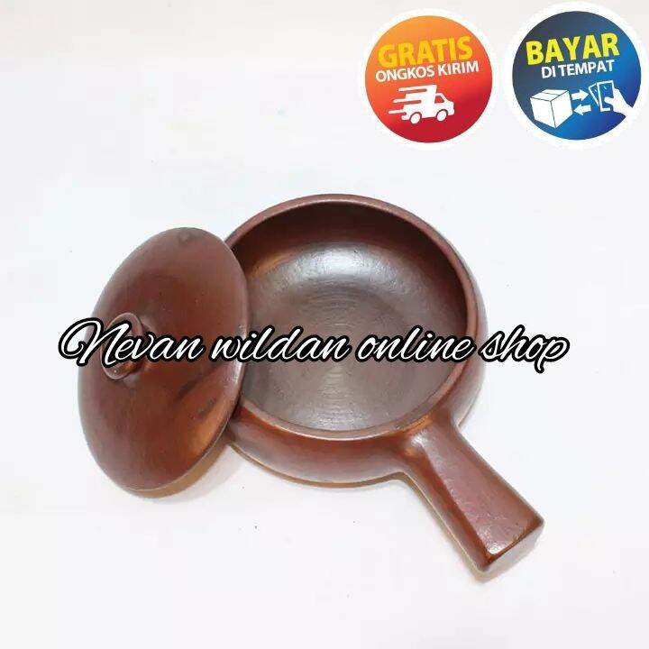 PANCI REBUS JAMU | TEFLON TANAH LIAT | PANCI GAGANG | WAJAN PANCI REBUS ...