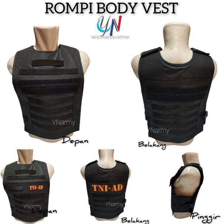 Rompi body vest rompi tactical rompi anti angin | Lazada Indonesia