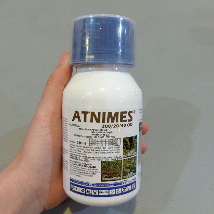 ATNIMES 200/20/40 OD 250ml Herbisida Atrazin 200 g/l + Nikosulfuron 20 ...