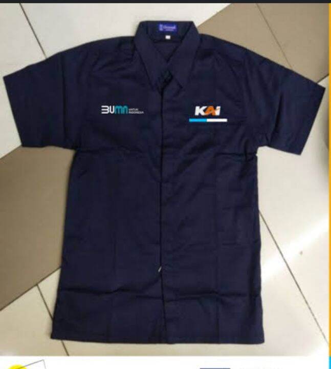 kemeja BUMN KAI baju seragam BUMN KAi | Lazada Indonesia