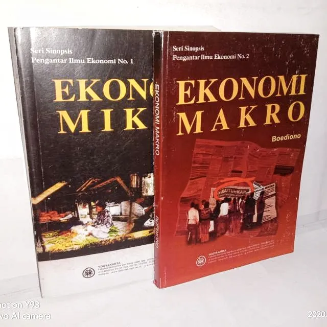 Paket 2 Buku Ekonomi Makro dan Mikro Ekonomi Boediono | Lazada Indonesia