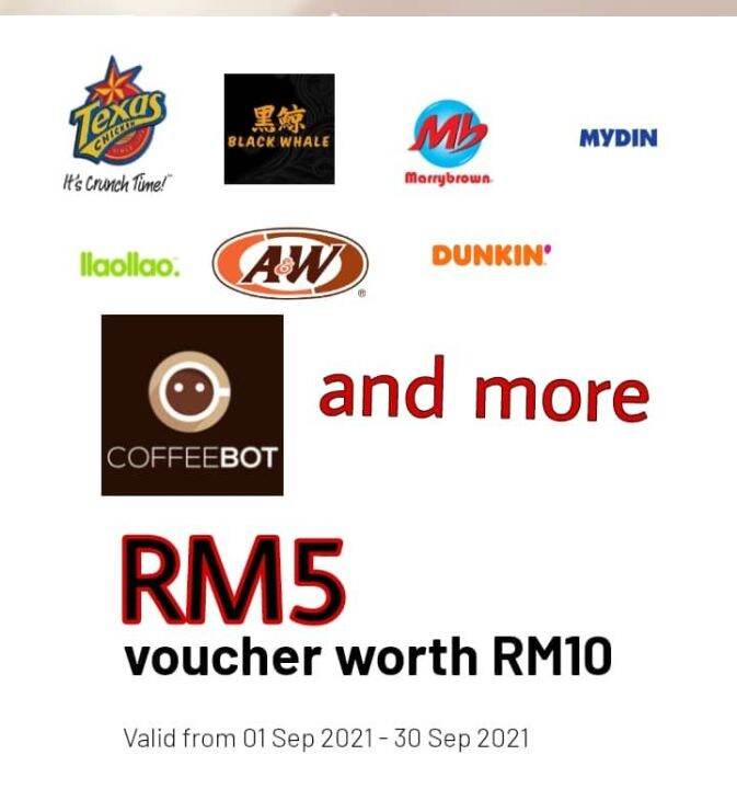 ONLY RM5 VARIETY OF VOUCER EACH WORTH RM10 | Lazada