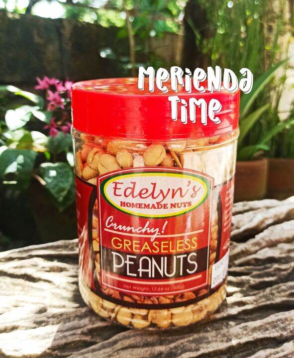 Edelyn's Greaseless Peanuts 500g Bottle | Lazada PH