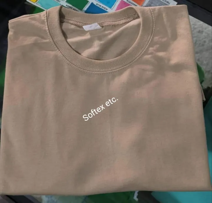 SOFTEX KHAKI | Lazada PH: Buy sell online T-Shirts with cheap price ...