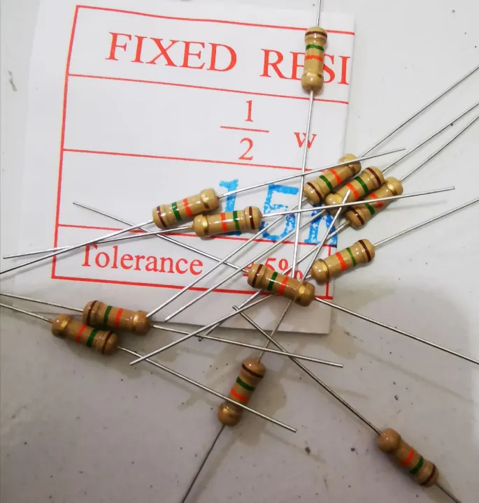 RESISTOR 1/2 WATT 15 K OHM ISI 12 PCS | Lazada Indonesia