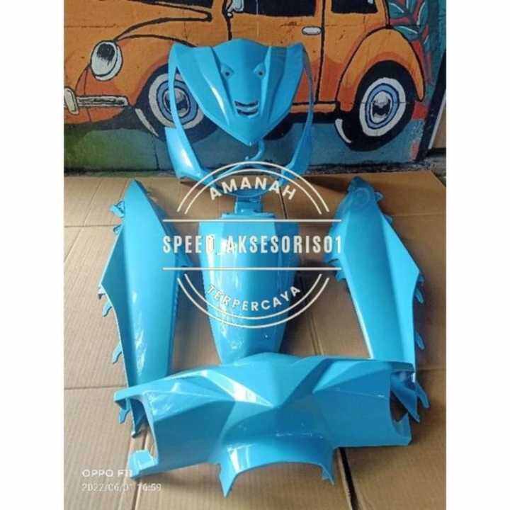 Full Body Halus Honda Beat fi Lama 2013-2015 Warna Biru Langit | Lazada ...