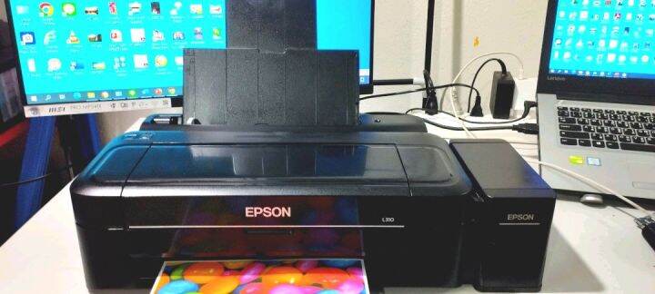 Epson l110 l300 L310 ปริ้นเตอร์มือสองพร้อมใช้งานหัวพิมพ์สีออกครบสามารถป ...