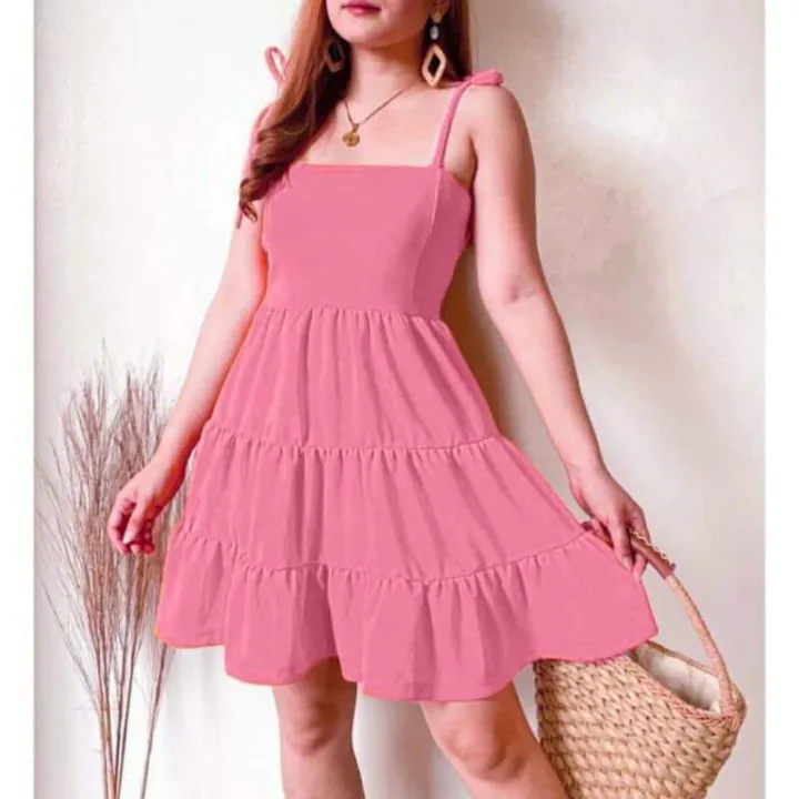 Calixta Spag Tie Dress | Lazada PH