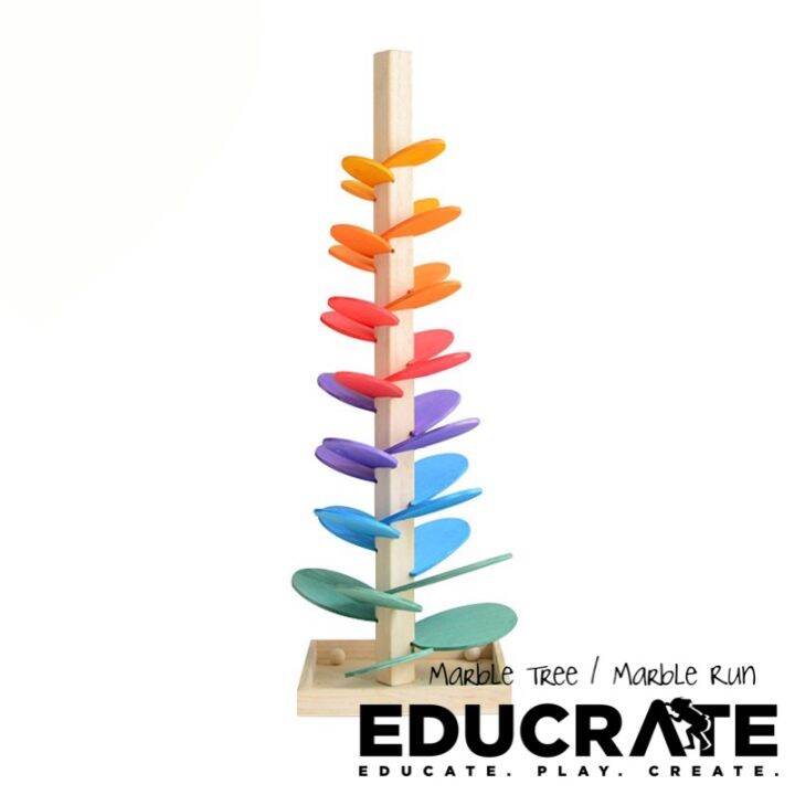 educratePH 72cm Rainbow Marble Run / Marble Tree | Lazada PH
