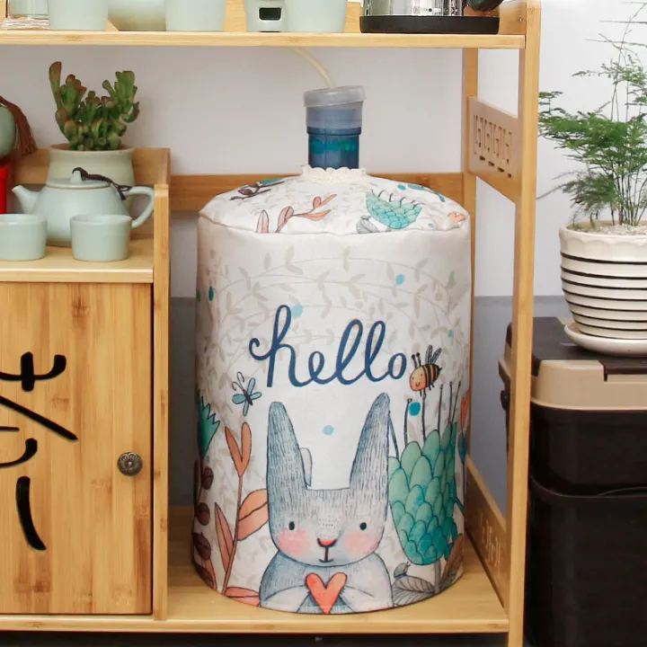 Upper Opening Water Dispenser Bucket Cover Living Room Office Tea Art ...