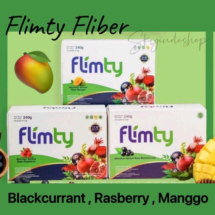 ( PAKET HEMAT ) Flimty Fiber Minuman Pelangsing / Diet / Detox ...