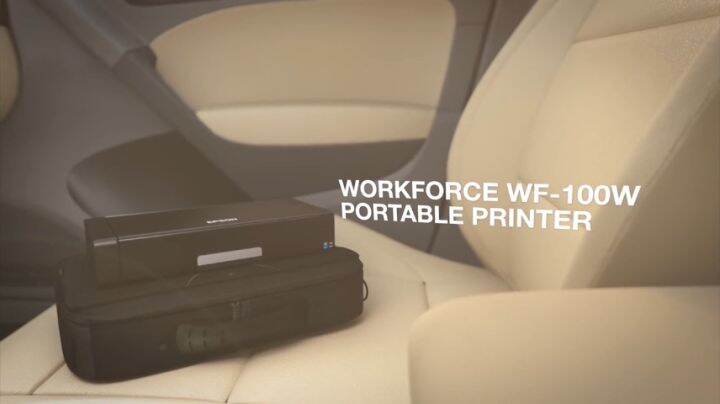 Epson WorkForce WF-100 Portable A4 Inkjet Mobile Printer Wi-Fi Direct ...