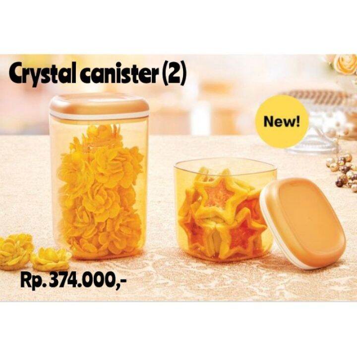 crystal canister tupperware (2) | Lazada Indonesia