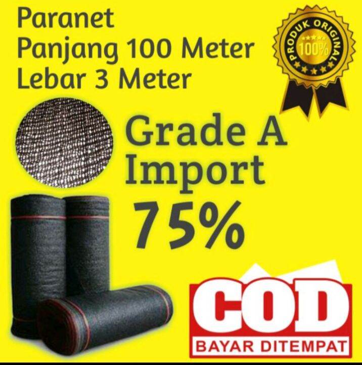 jaring paranet 75% panjang 10 meter lebar 3 meter impor grade a paranet ... jaring paranet 75% panjang 10 meter lebar 3 meter impor grade a paranet ...