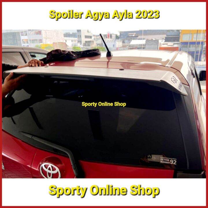 Spoiler Sayap Mobil Agya Ayla 2023up Emboss GR Sport | Lazada Indonesia