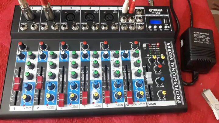 [ NEW 2023 ] Mixer F7 Yamaha Usb Chống Hú Tích Hợp Đèn Led Hiển Thị ...