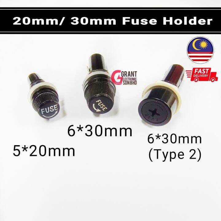 5*20mm 6*30mm Fuse Holder 20mm 30mm | Lazada