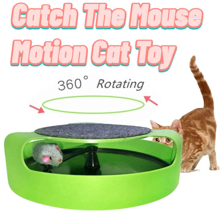 Catch The Mouse Motion Cat Toy Crazy Mouse Catch The Mouse Chase ...