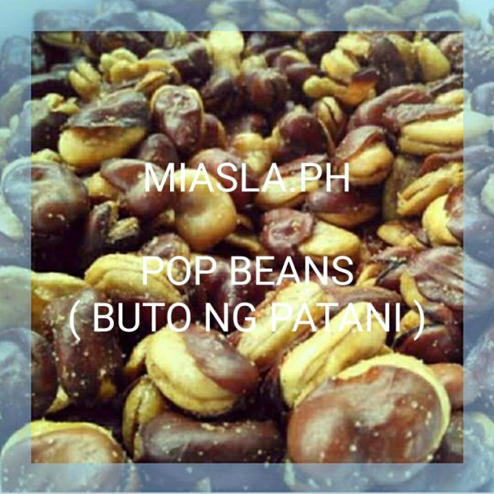 POP BEANS ( BUTO NG PATANI ) 80g KUTKUTIN PACKED IN A RESEALABLE POUCH ...